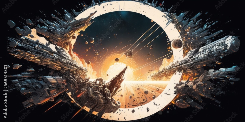 Alejandro Burdisio's Hyperdimensional Black Hole Battle Scene - An ...