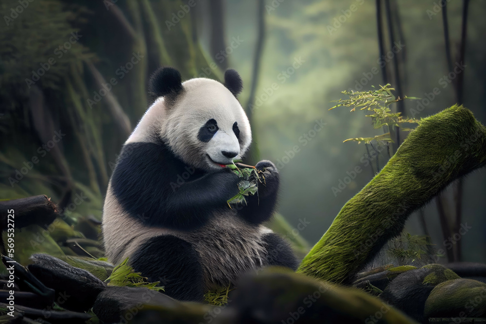 Panda Bear Natural Habitat