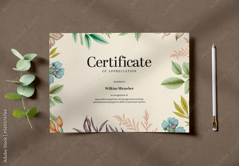 Ai Certificate Template