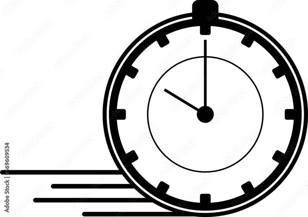 Timers icon on transparent background. Stopwatch symbol. countdown ...