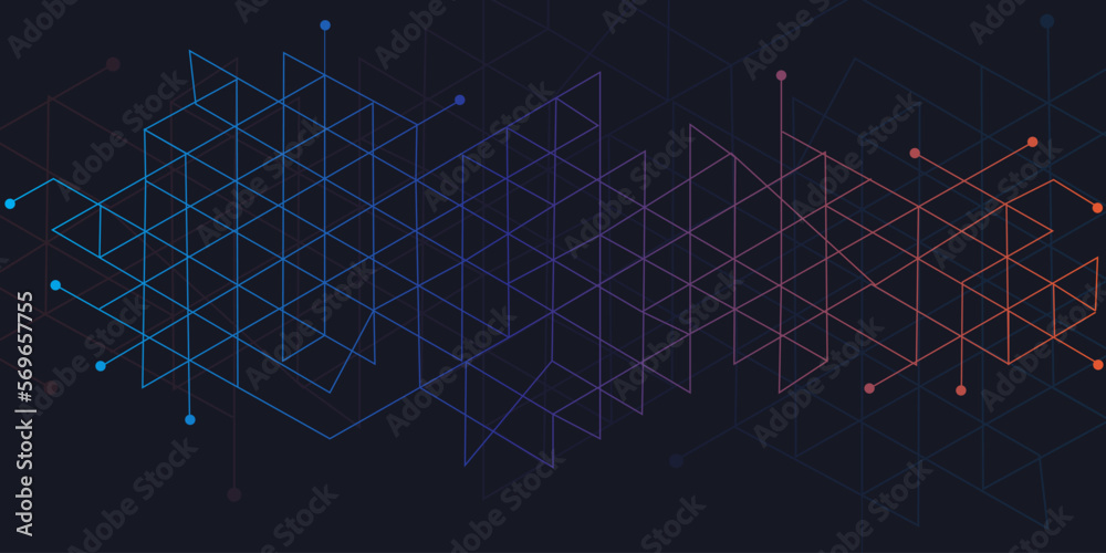 background with stars. Background of an abstract tringle design in ...