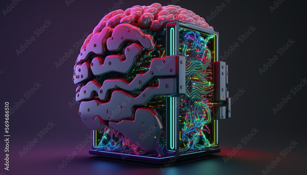 Futuristic Artificial Intelligence, AI, Super Brain Conducting Super ... Futuristic Artificial Intelligence, AI, Super Brain Conducting Super ...