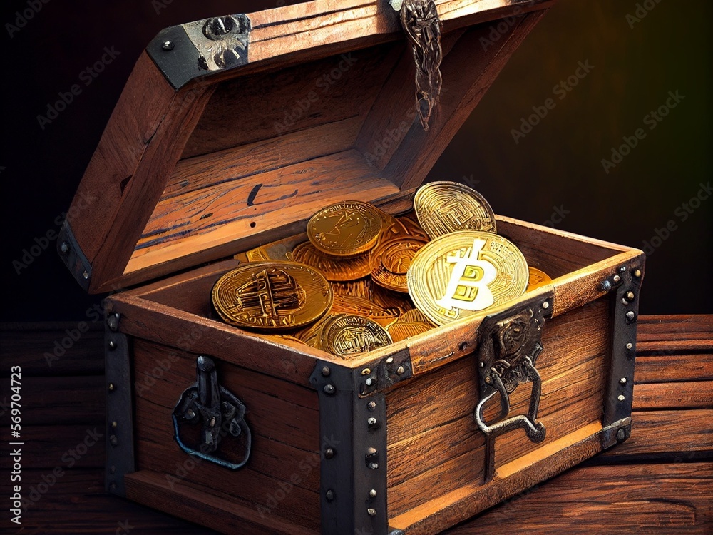 Bitcoin crypto currency lock tresor bank , safe wallpaper , golden ...