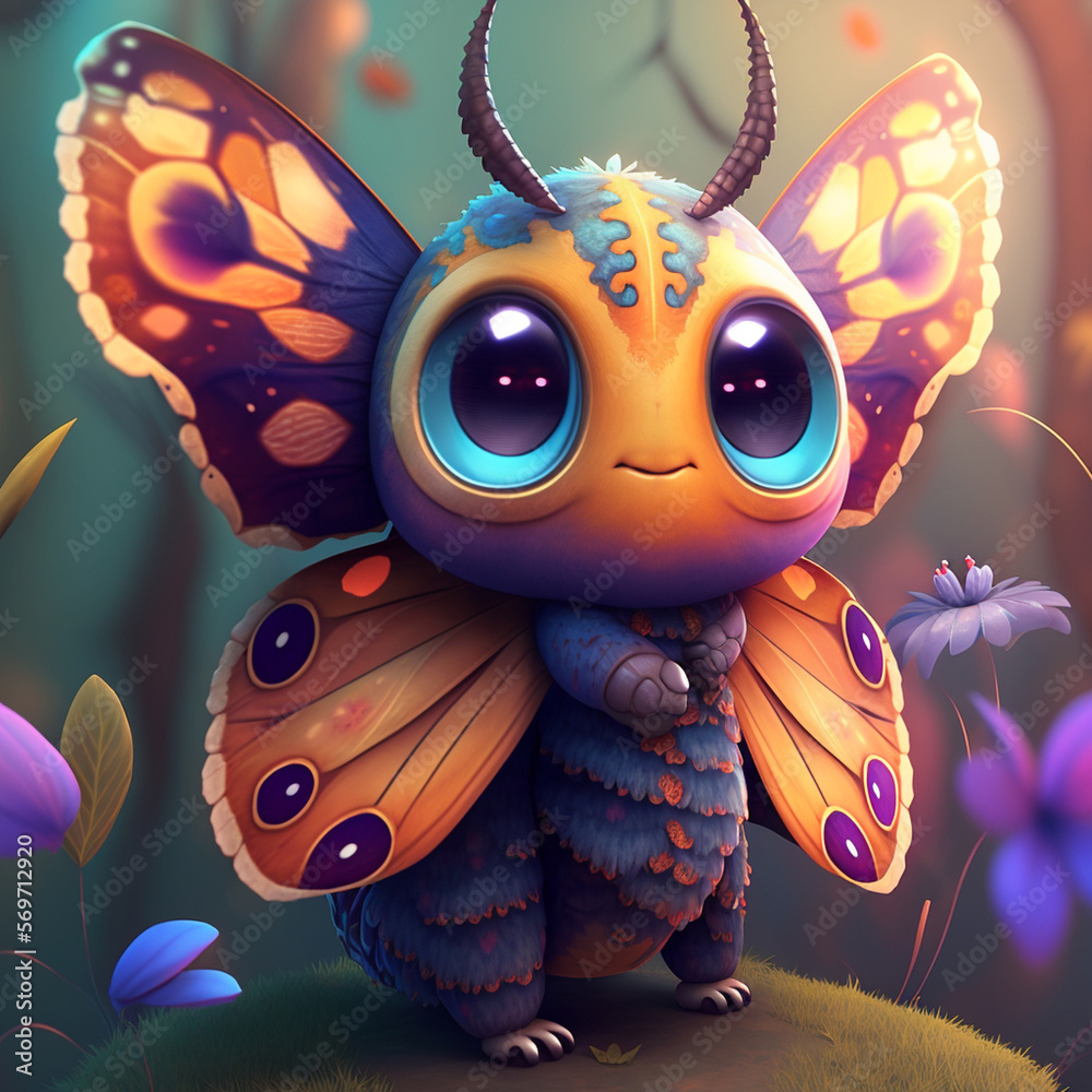 Cute cartoon character butterfly. Cartoon butterfly. Butterfly. Cartoon ...