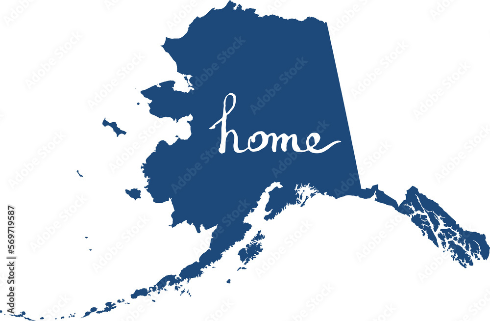 alaska state home sign - PNG image with transparent background Stock ...