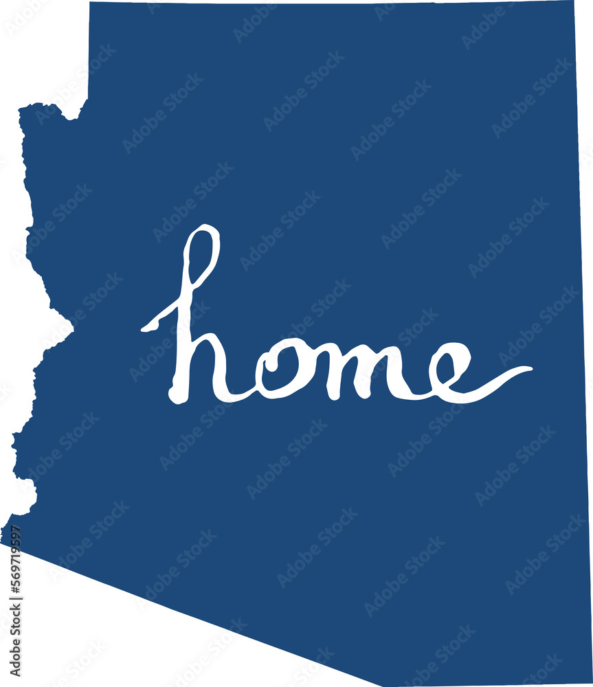 arizona state home sign - PNG image with transparent background Stock ...