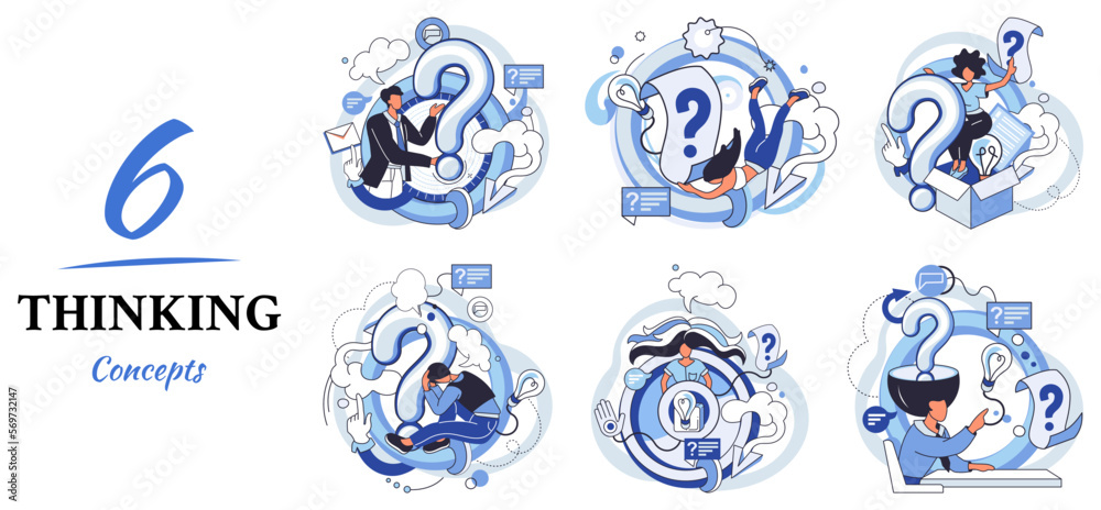 Thinking process of functioning of consciousness, which determines ...