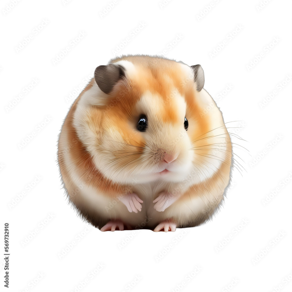 hamster on a transparent background png isolated Generative Ai Stock ...