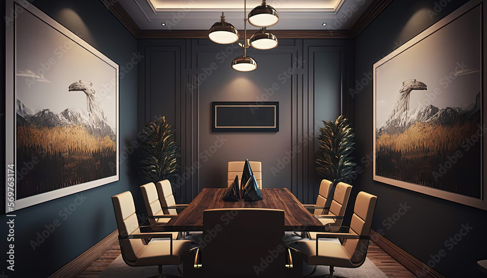 Office boardroom - AI Generated Stock Illustration | Adobe Stock