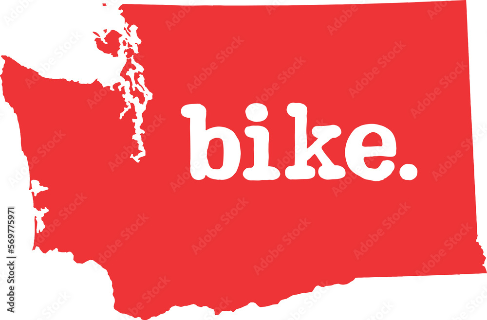 washington state bike decal - PNG image with transparent background ...