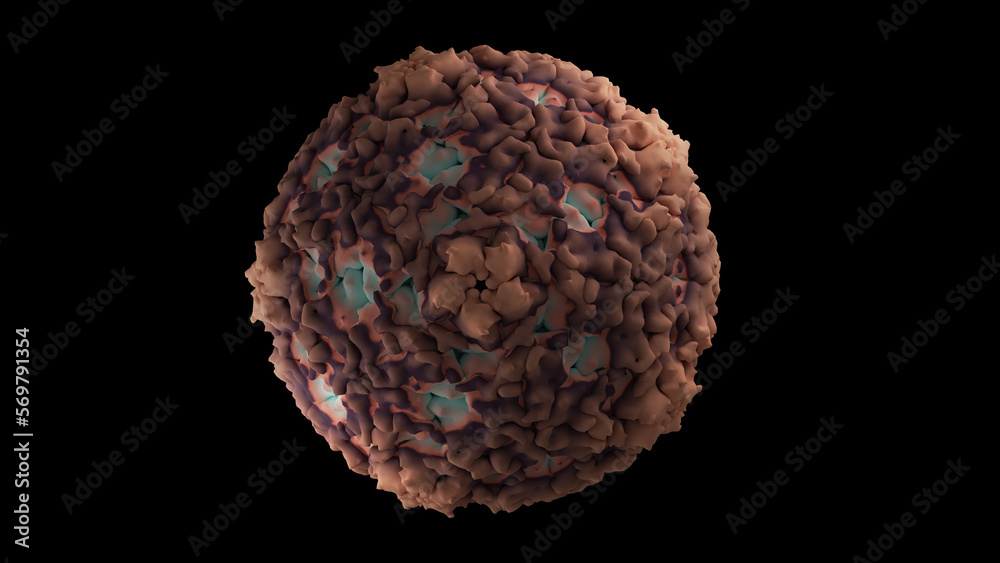 Enterovirus D68 crystal structure complex, human virus. Medical ...