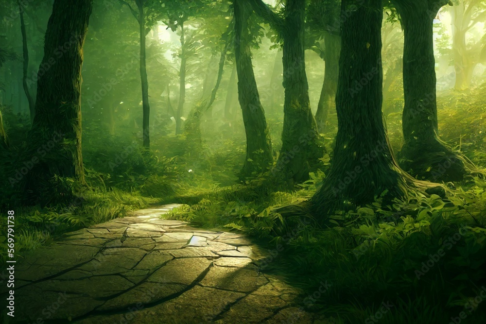 Video game's digital CG graphics, concept, and realistic cartoon style ...