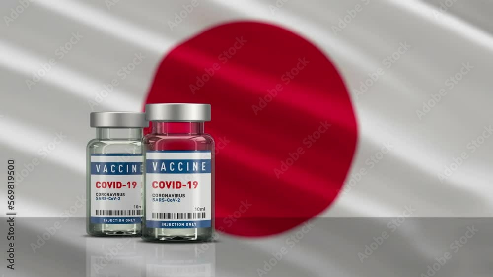 vaccine covid-19 3D looped animation coronavirus medical treatment with ...
