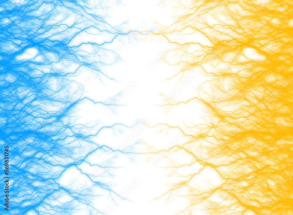 Lightning frame on a transparent background Stock Illustration | Adobe ...