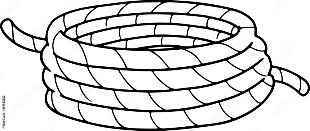 rope doodle Stock Vector | Adobe Stock