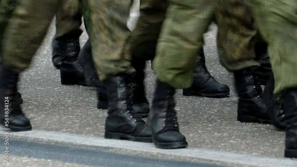 military cadets march Army Soldiers Marching on Military Parade forces ...