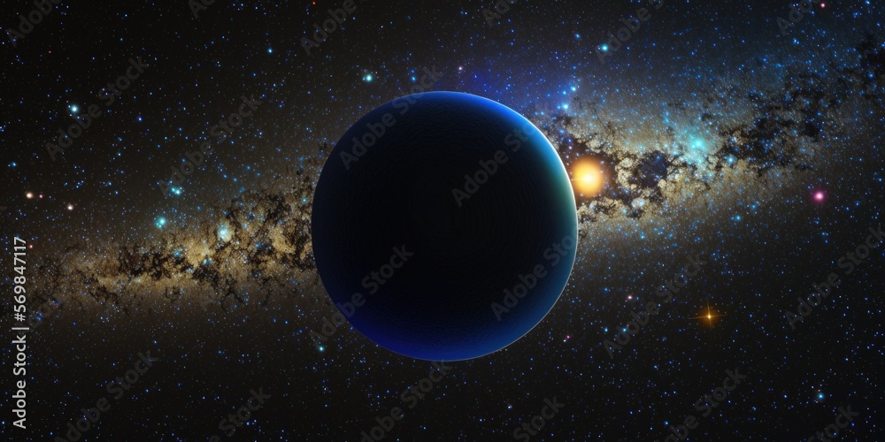 imaginary planet X, also known as planet 9. Generative AI Stock ...