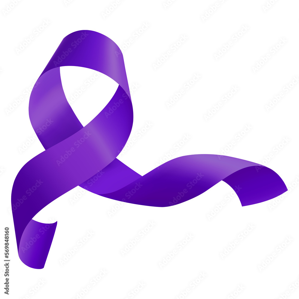 Ribbon of Epilepsy illustration Stock Illustration | Adobe Stock