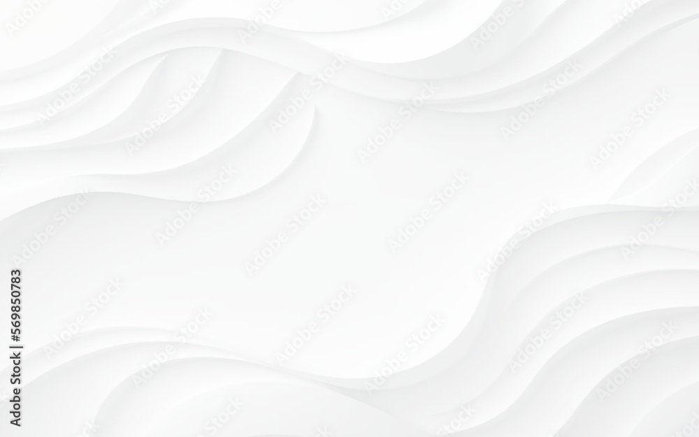 Gray Silver wave abstract vector background. Abstract white and light ...