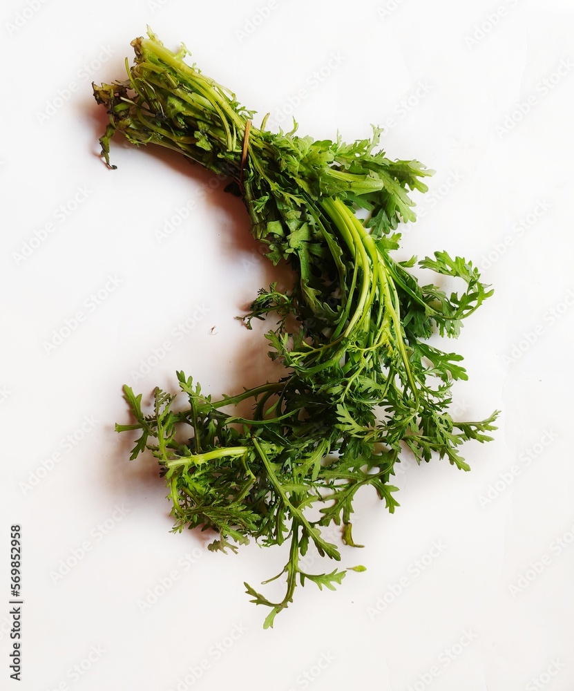 Foto de Leafy vegetable - Crown daisy, Japanese green or edible ...