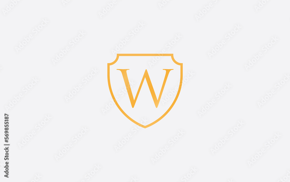 Shield protection symbol and royal luxury shield monogram design ...