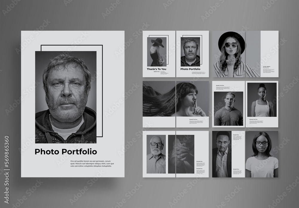 Photo Portfolio Stock Template | Adobe Stock