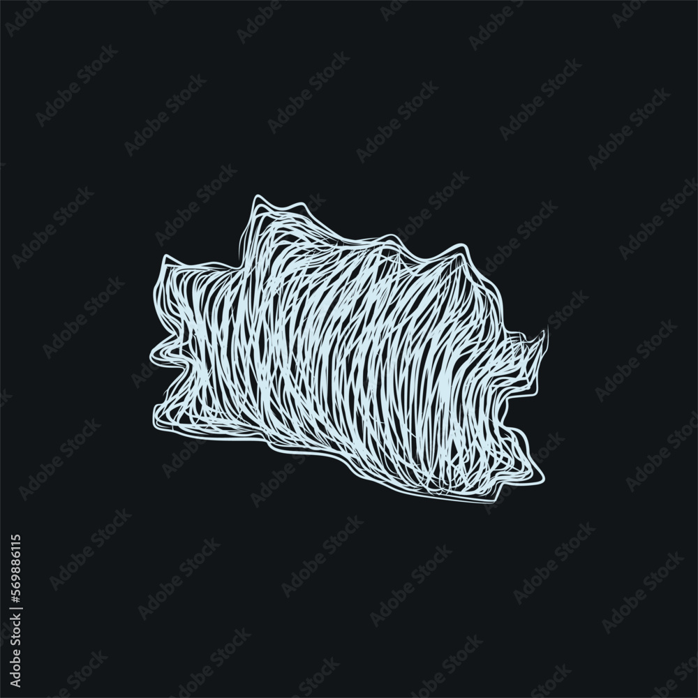 west java map illustration artwork design Stock Vector | Adobe Stock