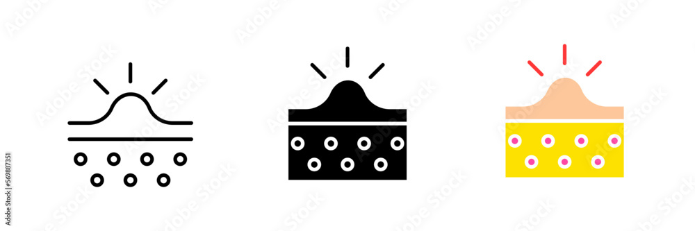 Acne. Skin inflammation, subcutaneous, Korean cosmetics, retinol ...