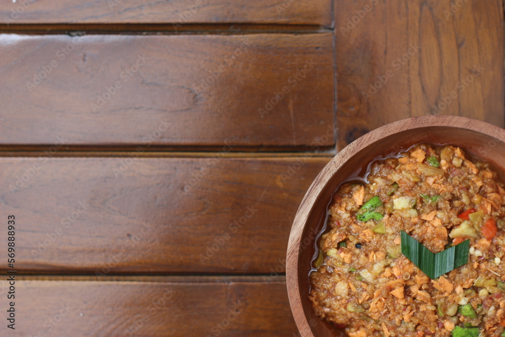 a close up smashed fruit which is made from raw fruit crushed in a ...