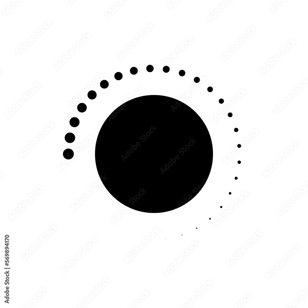 circular button with minimum to maximum indicator icon symbol vector ...