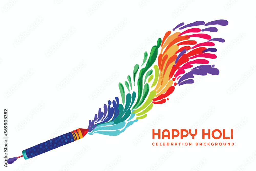 Happy holi colorful background for festival of colors Stock Vector ...