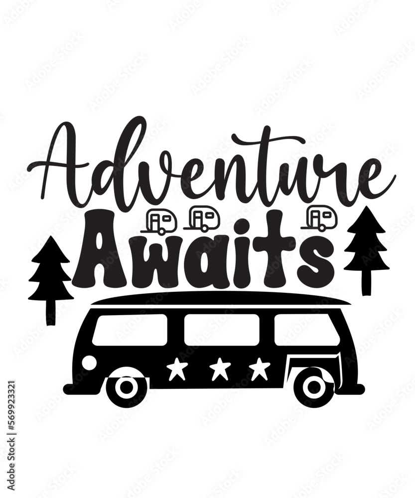 Camping Svg Design,Camping SVG Bundle, Adventure SVG, Travel SVG ...