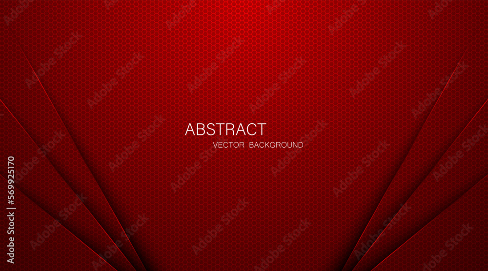 Abstract red steel mesh background with red glowing lines with free ...