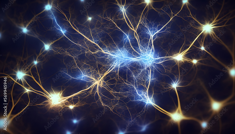 Conceptual of Neural Network Model Artifical Intelligence, Deep Machine ...