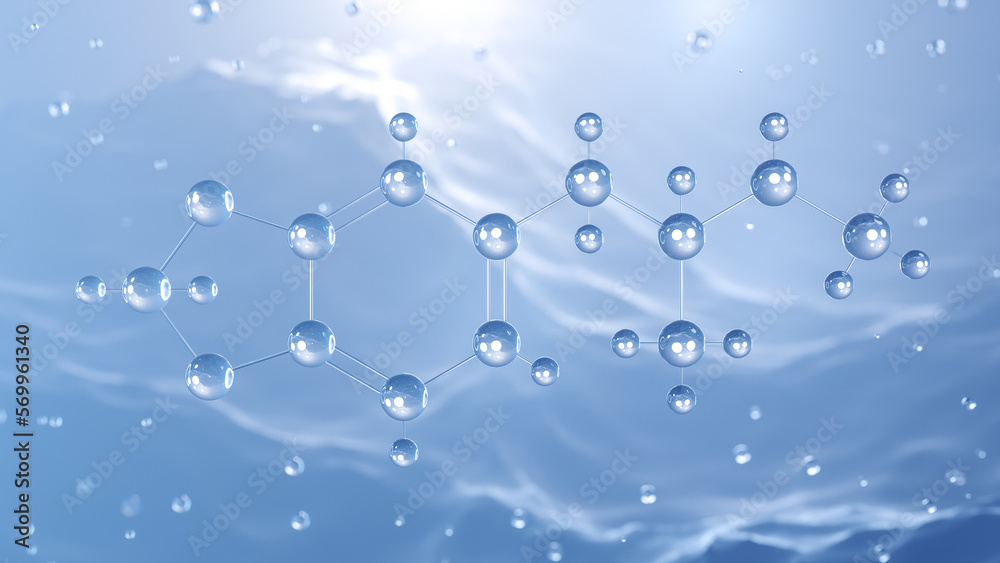 mdma molecular structure, 3d model molecule, 3,4-Methyl enedioxy methamphetamine, structural ...
