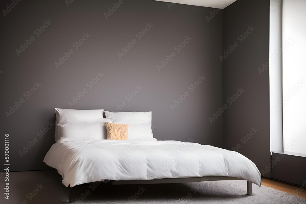 bed in a hotel. bed in a room. bed in a bedroom. bed with pillows ...