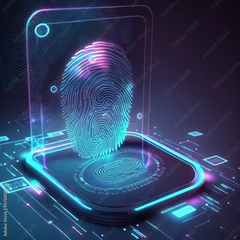 Fingerprint identification to access personal financial data. Idea for ...