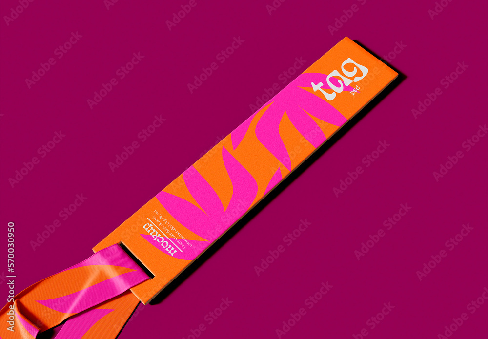 Rectangular Tag Mockup Stock Template | Adobe Stock