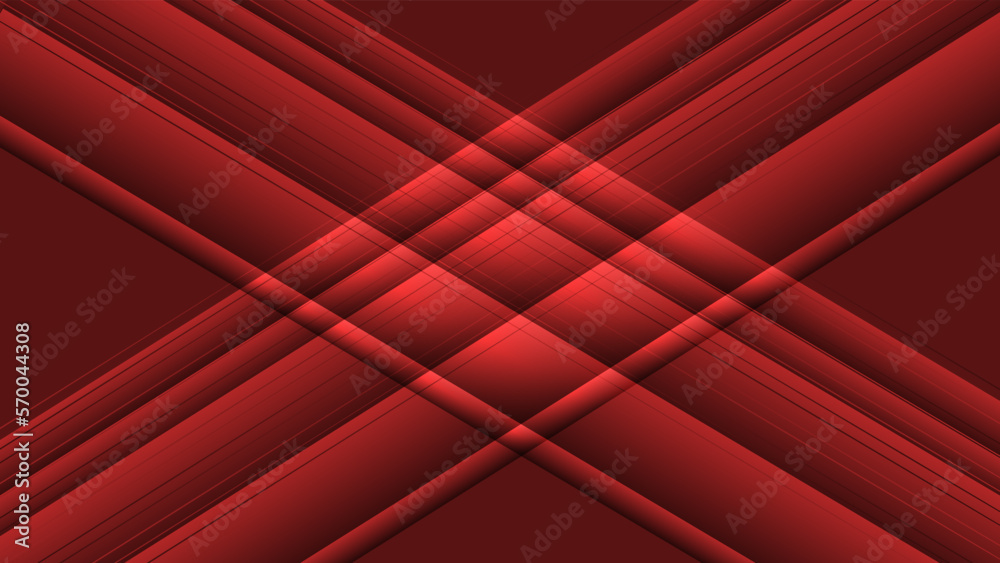 Dark red background with dynamic shapes. Diagonal line pattern in ...