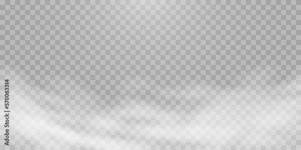 Fog effect isolated on transparent background layer. Stock royalty free ...