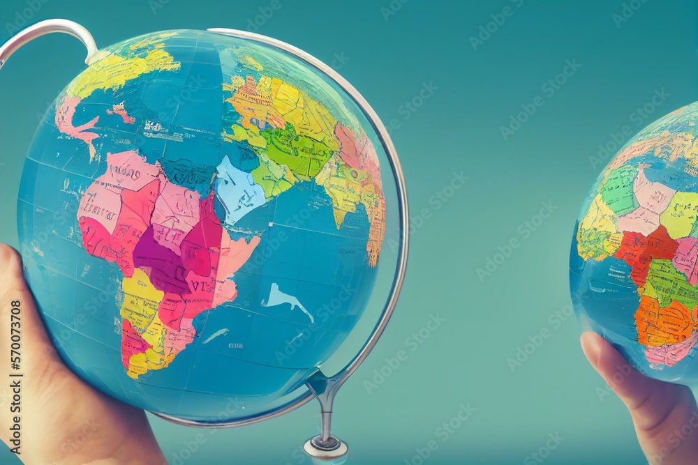 World Health Day. Global Health Awareness Concept. Handmade Globe ...