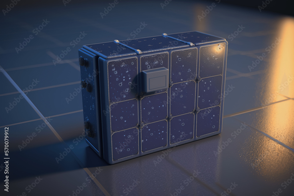 Solar Power Concept, A Vision for the Future, Solar Cell Technology, AI ...