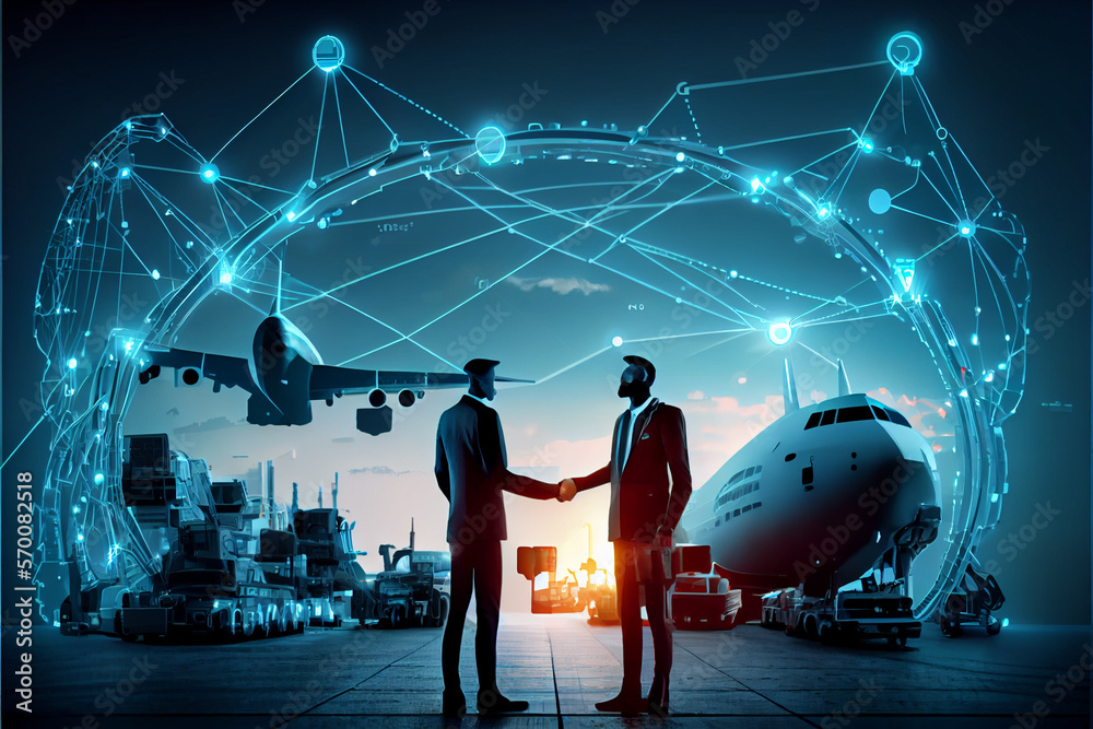 Transportation and logistic network distribution ai digital future ...