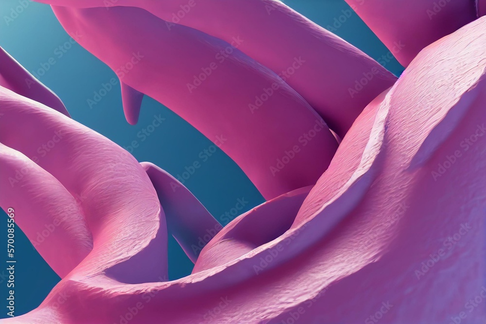 Herniated Disc Flexion 3D animation. Generative AI Stock Illustration ...