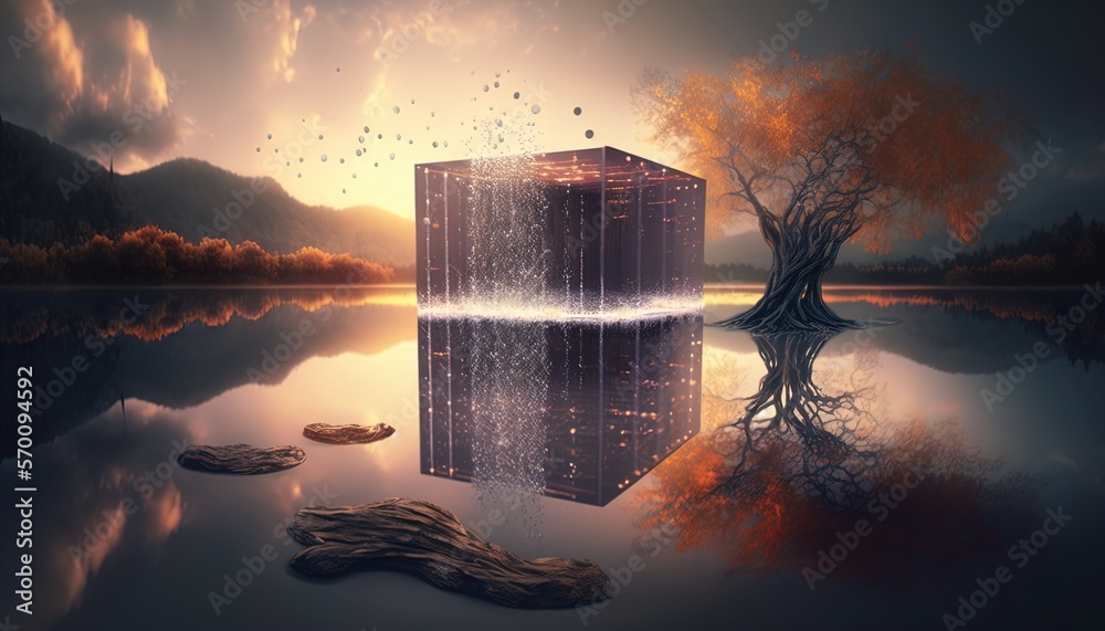 Data lake in big data on cloud premises created with generative ai ...