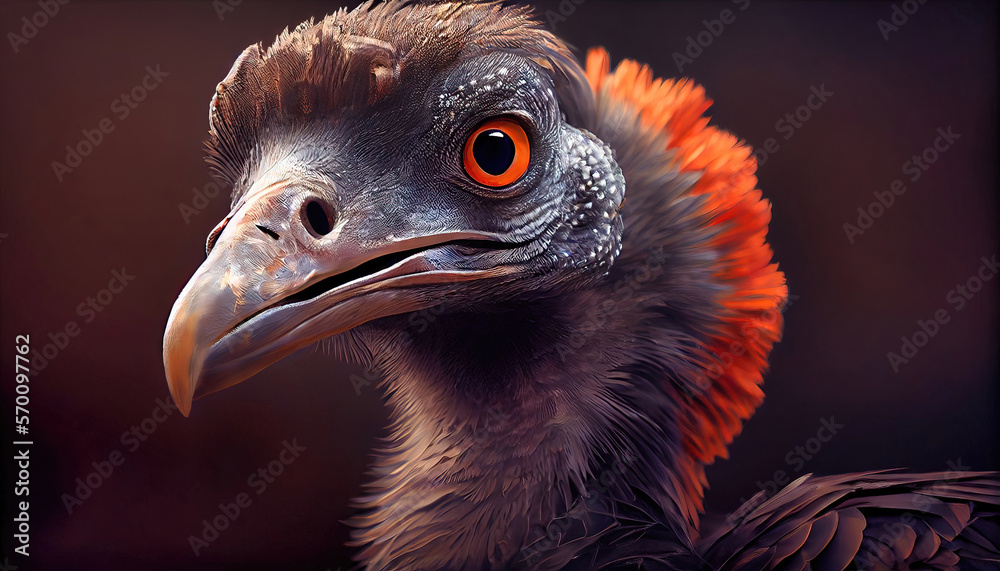 Dopey and goofy dodo bird, extinct bird with a modern look recreated by ...