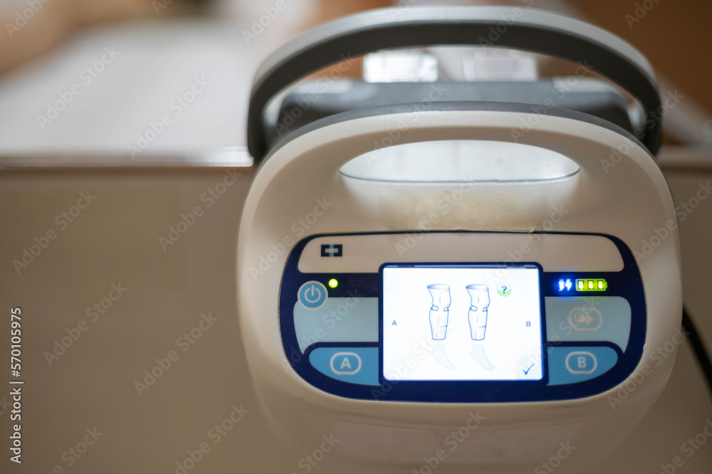 The orthopedic department with the Intermittent pneumatic compression ...