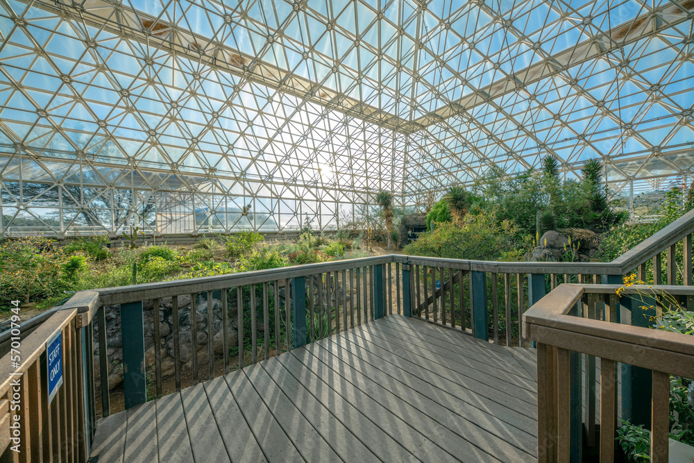 ORACLE, ARIZONA - CIRCA NOVEMBER, 2021: Biosphere 2 research facility ...