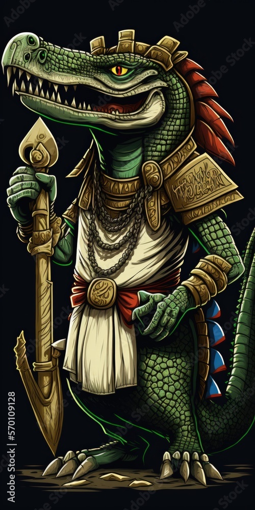 Sobek, the Crocodile God of Egyptian Mythology, is the subject of an ...