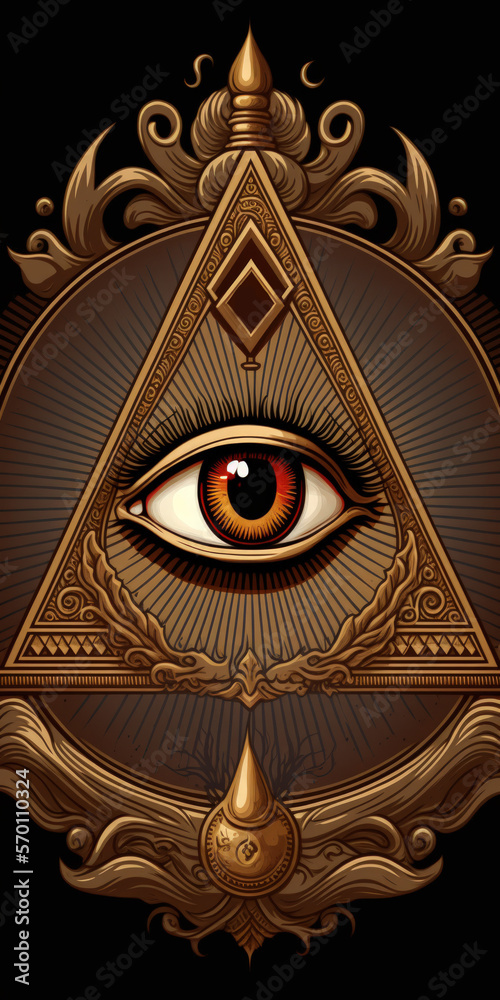 (The Eye of Providence, Eye of Omniscience, Luminous Delta, and Oculus ...